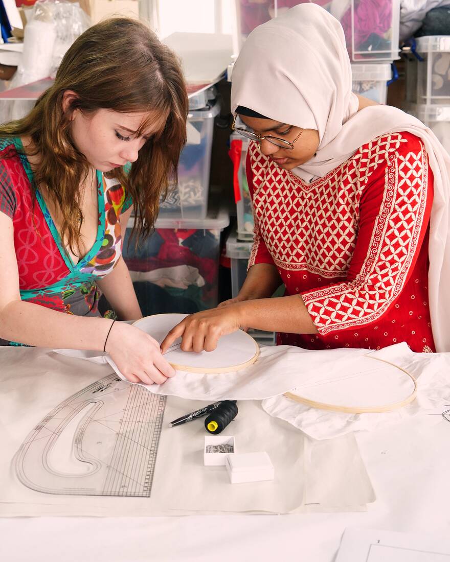 A Team Arts Education Garment Construction Workshop