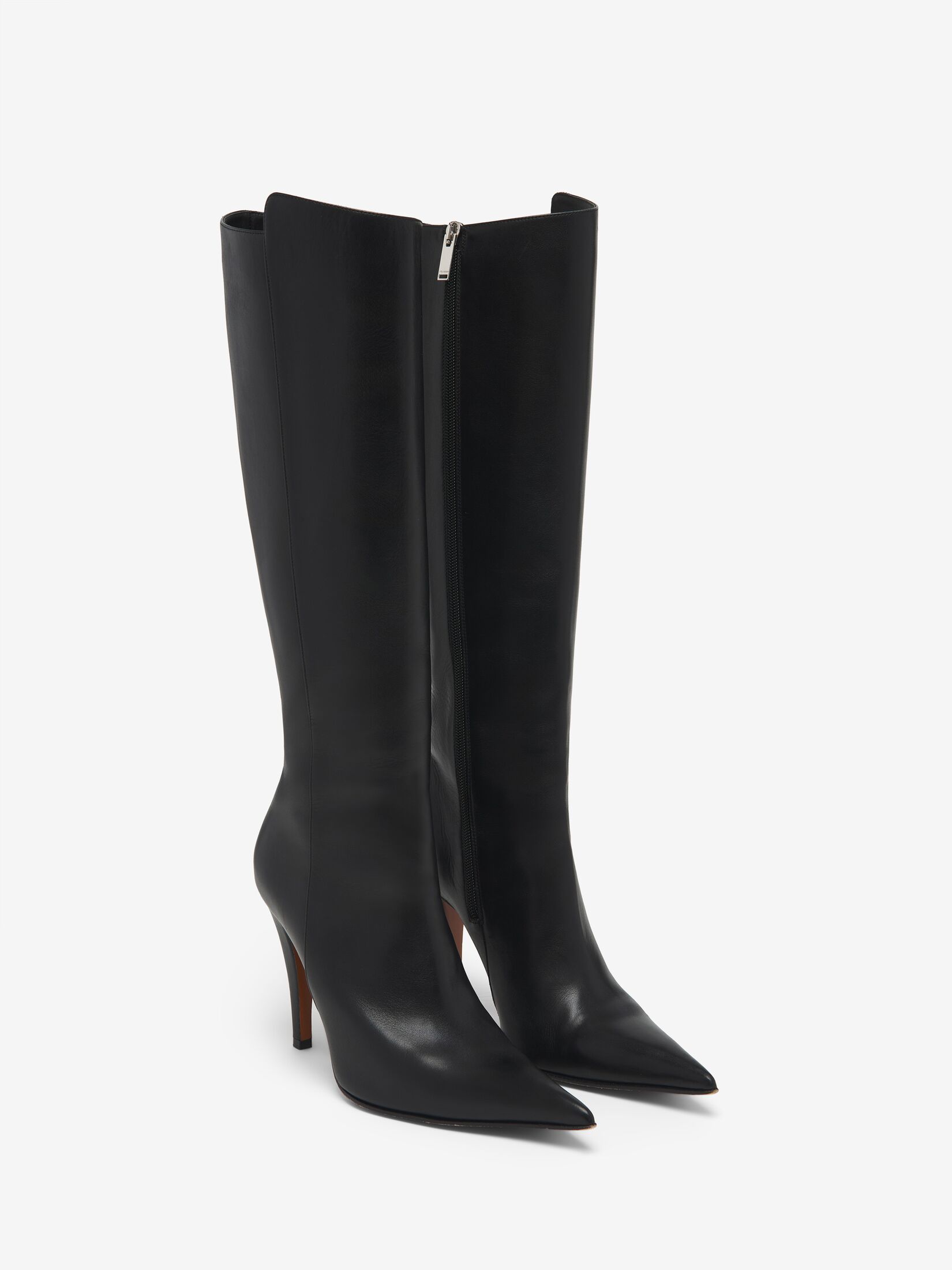 Women's Birdee Knee-high Boot in Black | Alexander McQueen US