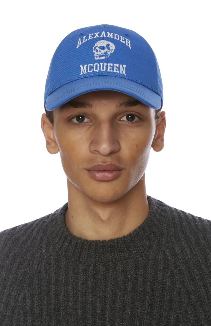 Cap | Blue | Alexander McQueen IT
