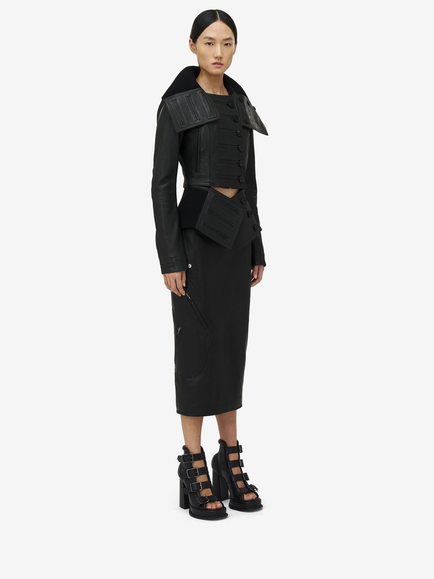 Women's Designer Leather | Jackets & Coats | Alexander McQueen US
