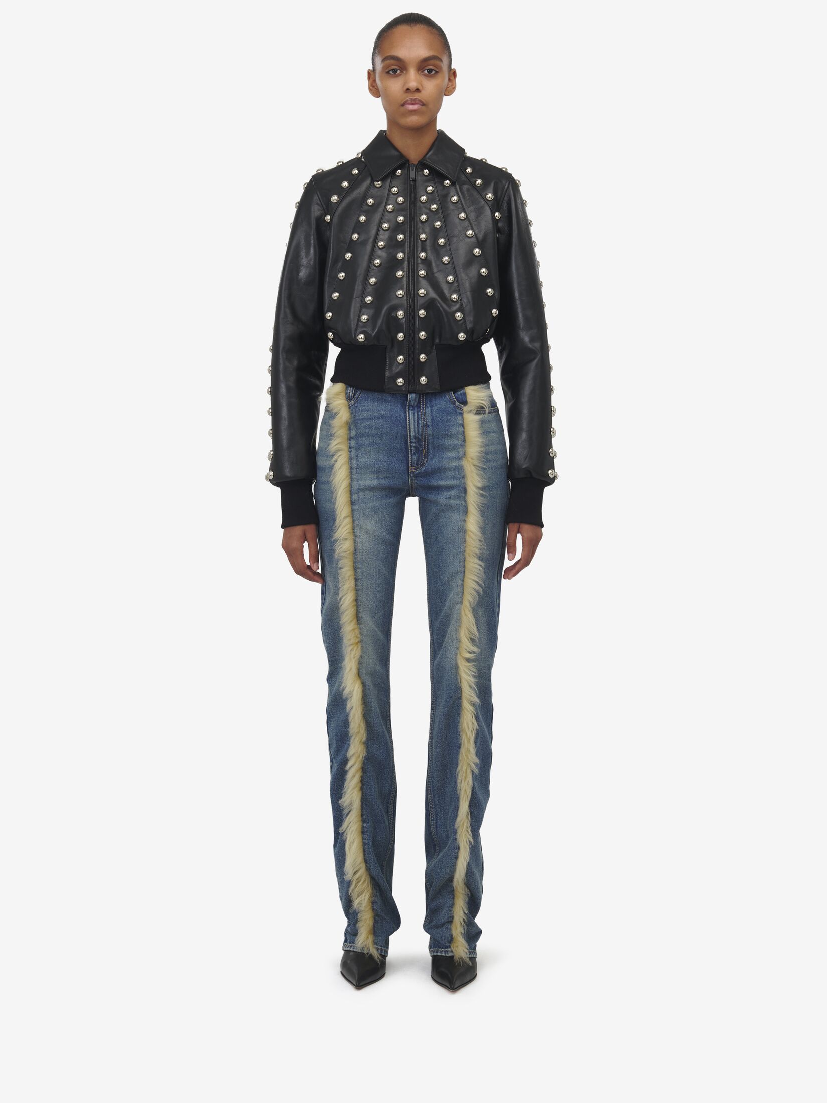 Women's Designer Leather | Jackets & Coats | Alexander McQueen US