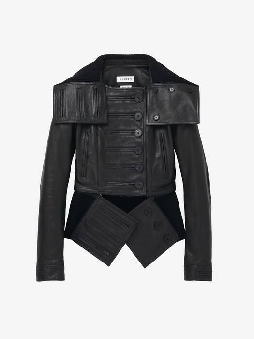 Women's Designer Leather | Jackets & Coats | Alexander McQueen US