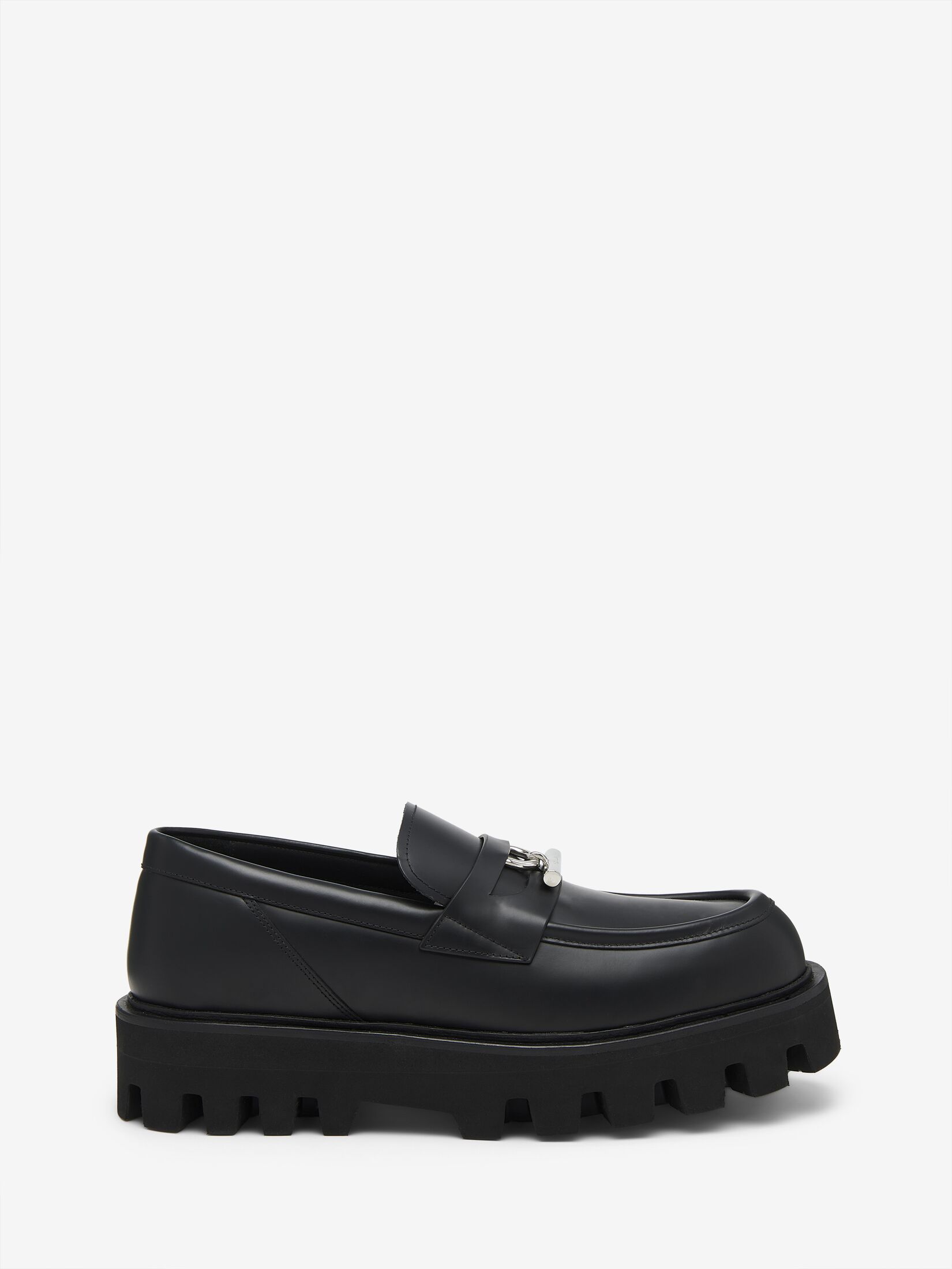 T-Bar Parachute Loafer Black for Men | Alexander McQueen