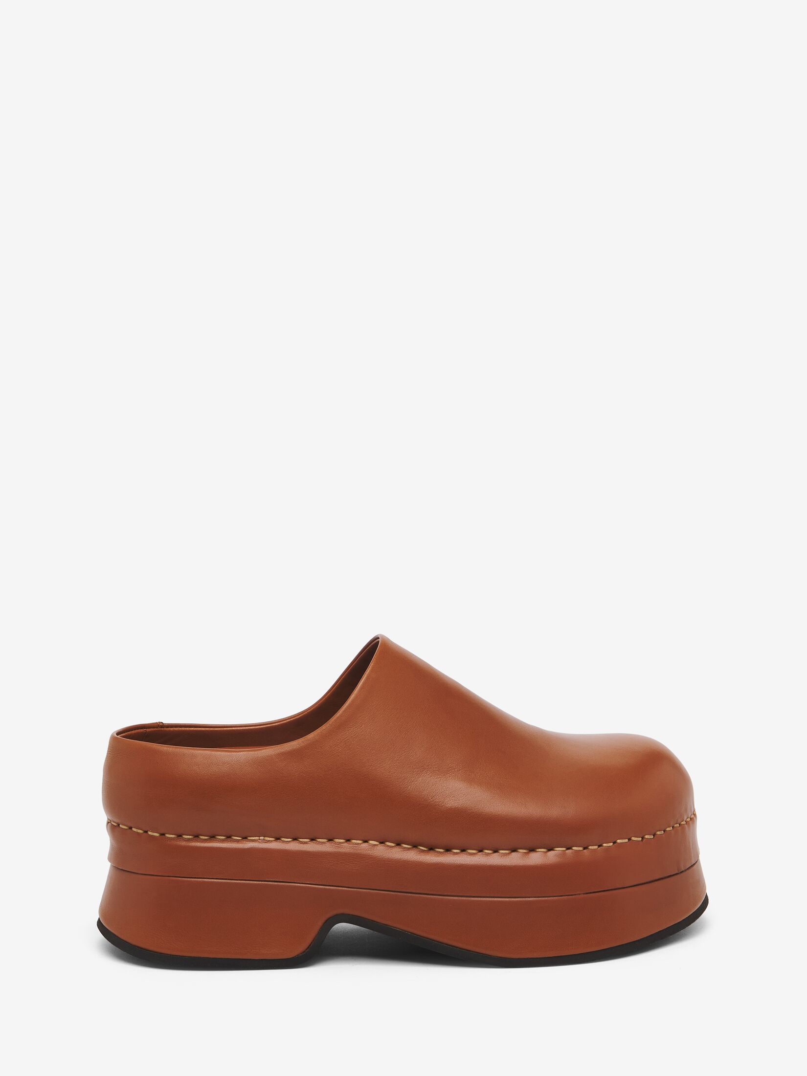 Stone Clog in Brown | Alexander McQueen CA