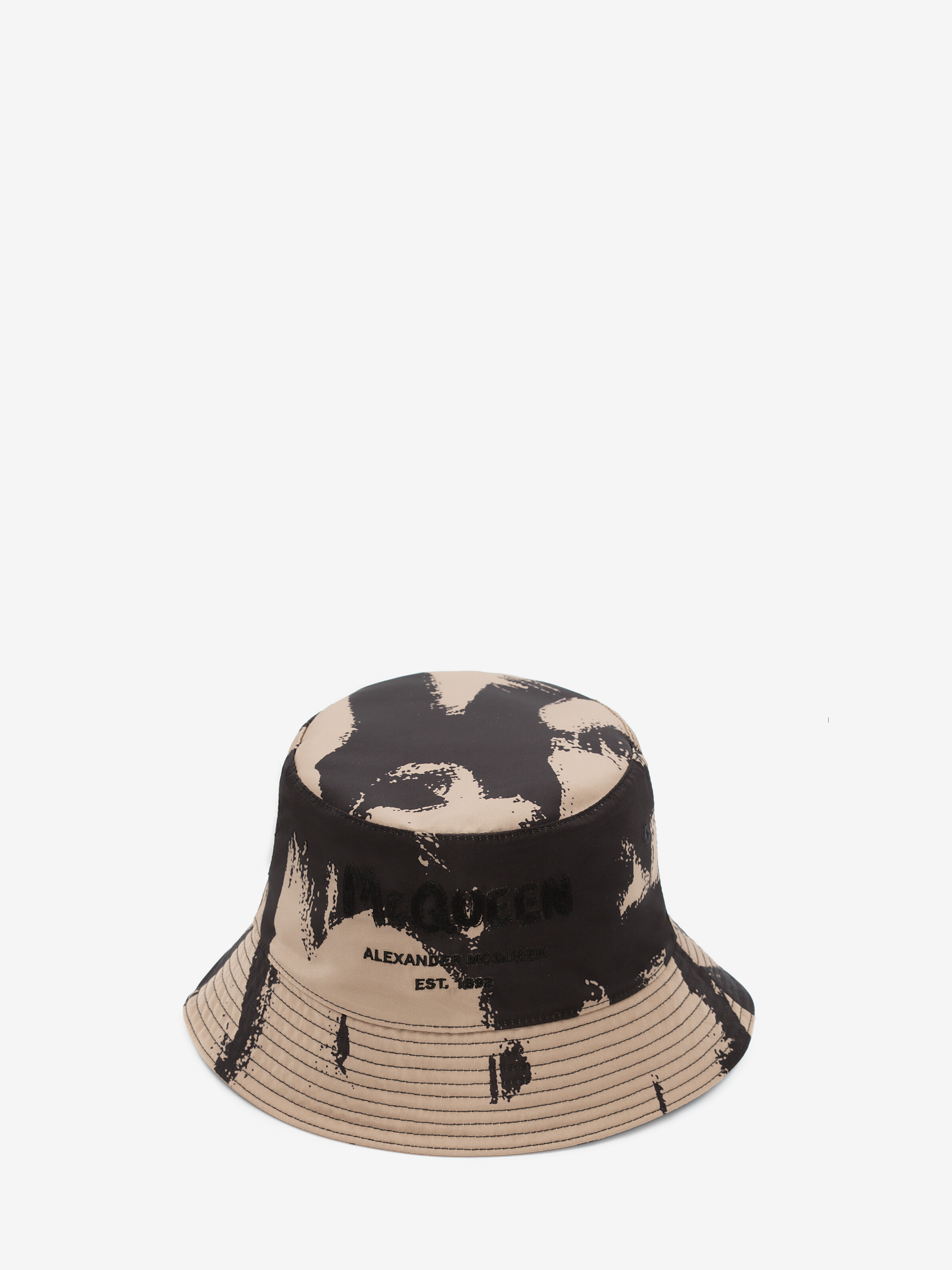 Alexander Mcqueen Mcqueen Graffiti Bucket Hat In Brown | ModeSens